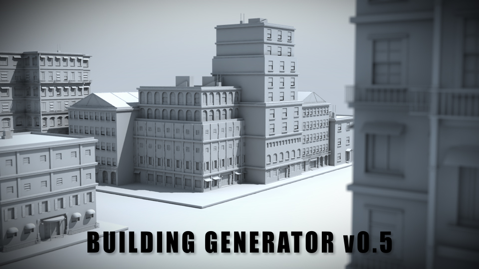 Procedural Building Generator v0.5 Launched | LocalLab : Foire aux Infos Procedural Building Generator v0.5 Launched | LocalLab : Foire aux Infos
